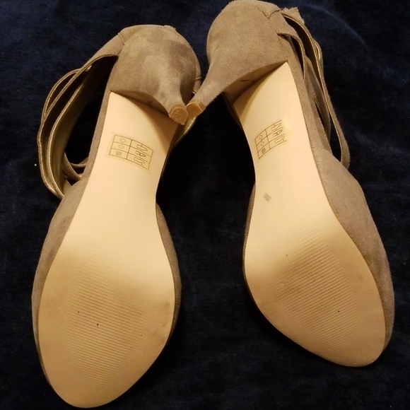 Spring Step | Shoes | Suede Closed Toe Ankle Strap Heels | Poshmark